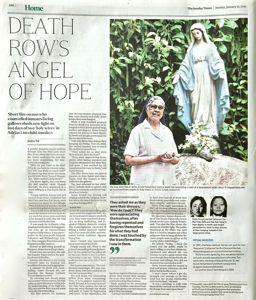 What murderer Adrian Lim’s wife Catherine Tan Mui Choo told Death Row ...