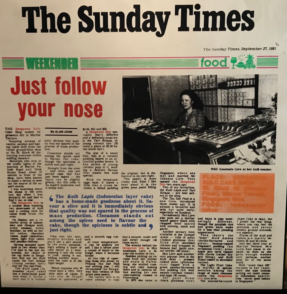 Anastasia Liew, Queen of Kueh and the 1981 food story that helped ...